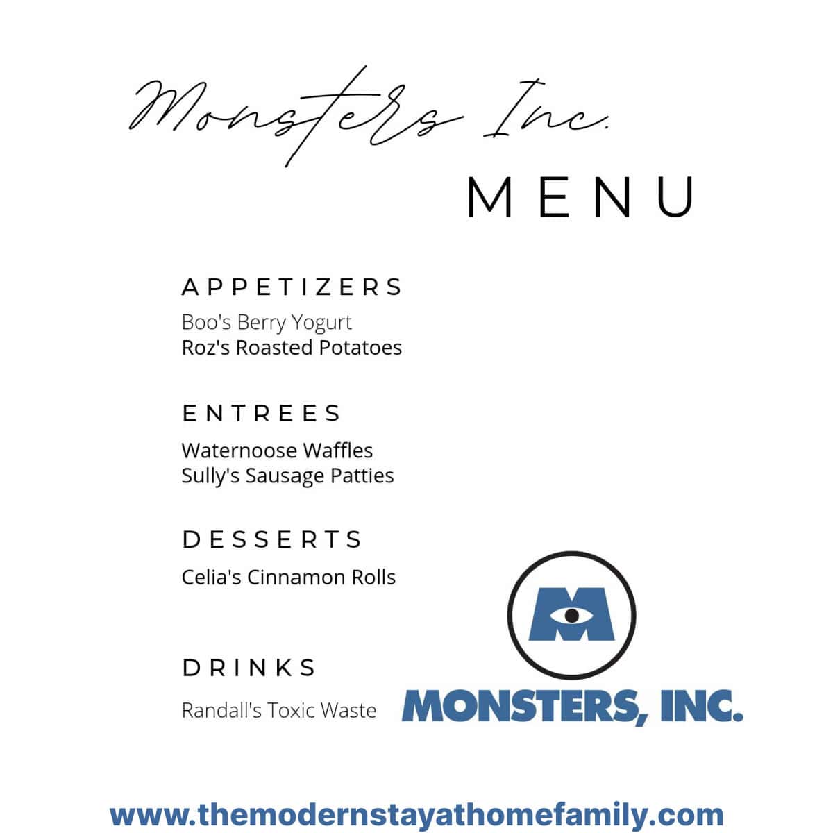 Monsters Inc. -Themed Movie Night - Grafted Pro