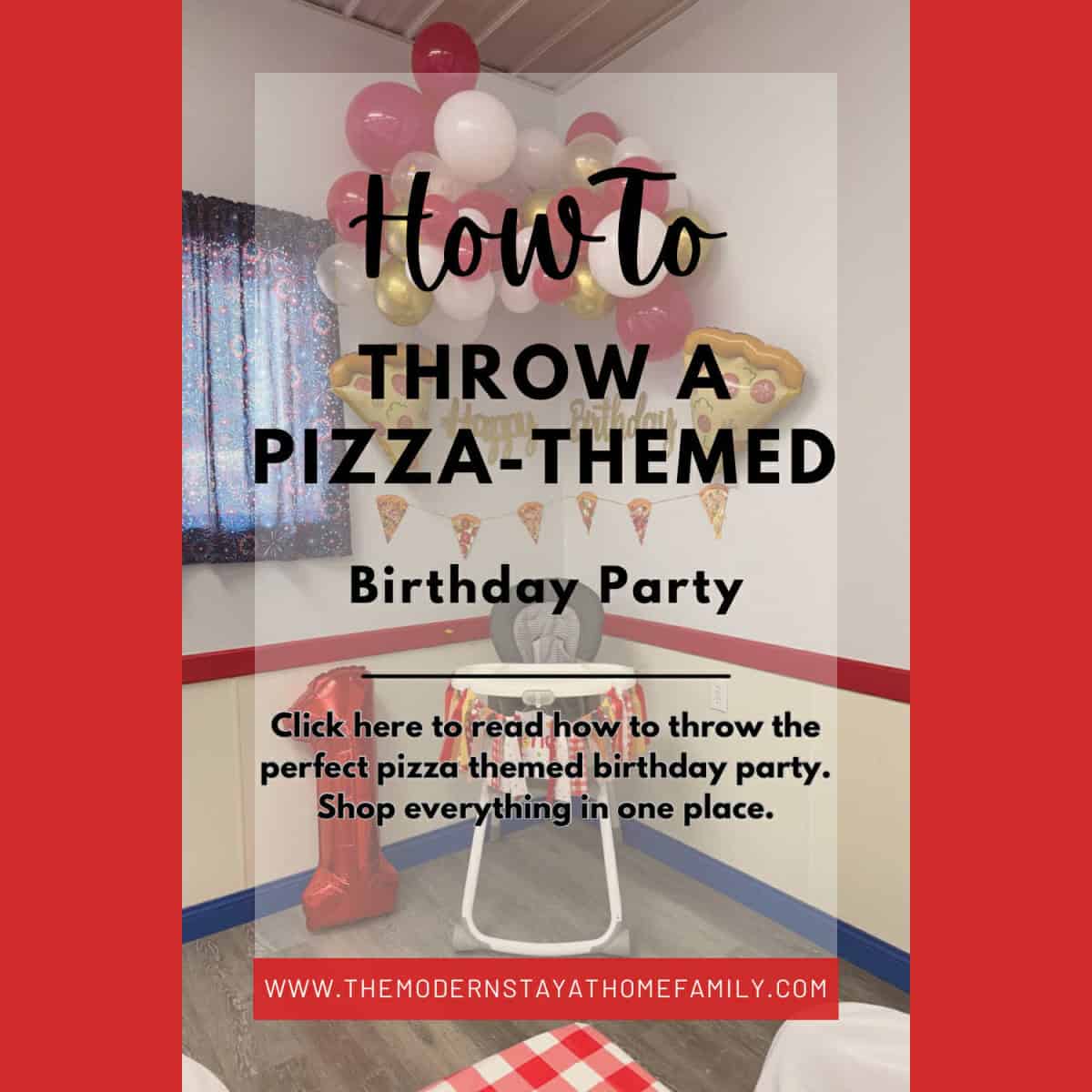 Pizza Themed 1st Birthday Party - Grafted Pro